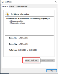Active Directory Certificate Services (AD CS) on Windows Server 2019 ...