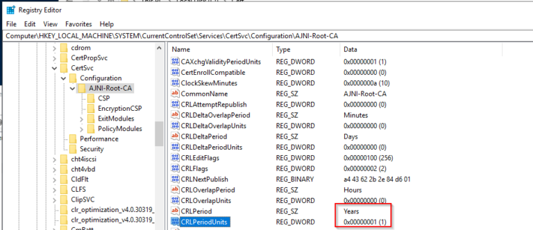 Active Directory Certificate Services (AD CS) on Windows Server 2019 ...