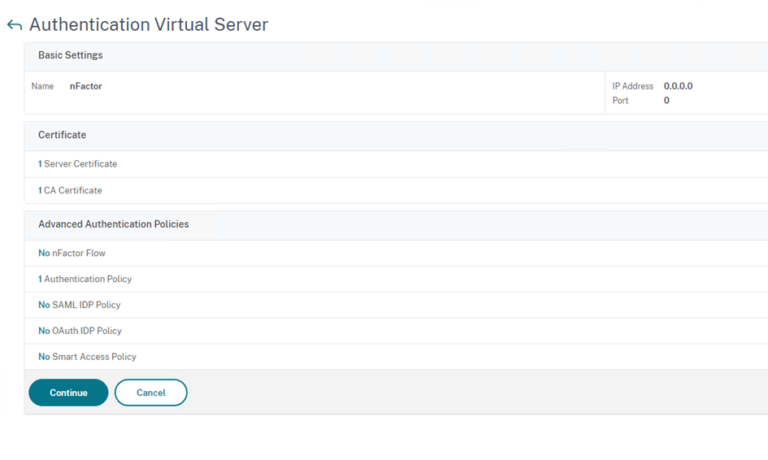 Citrix Netscaler Authentication with nFactor AAA – ajni.IT
