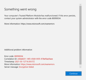 Microsoft 365 Apps/Office Activation Problems because of TPM – ajni.IT